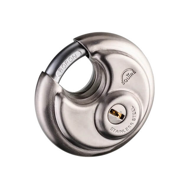 Squire DCL1 70mm Stainless Steel Disc Padlock | Loxta Hardware