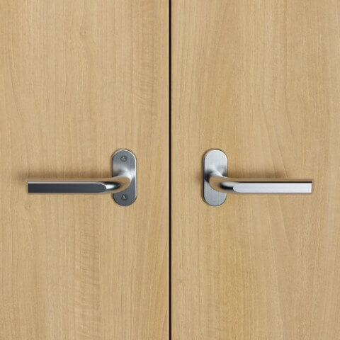 IM19010 Image 75mm Oval Rose MPL Latch Door Handle, Unsprung | Loxta ...