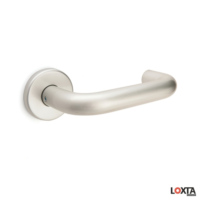 UP10010 Return to Door Multipoint Door Handle, 242mm, Aluminium, Sprung ...