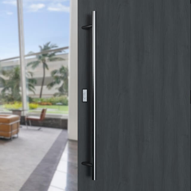 XV45014 Offset Round Guardsman Entrance Pull Handle - Marine Grade