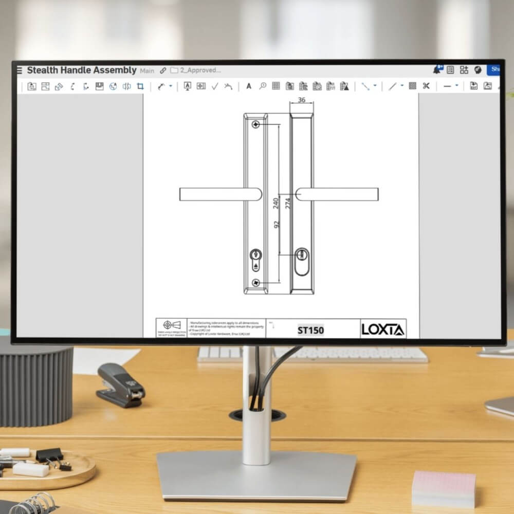 Custom Made Ironmongery - 2D Drawing Services | Loxta