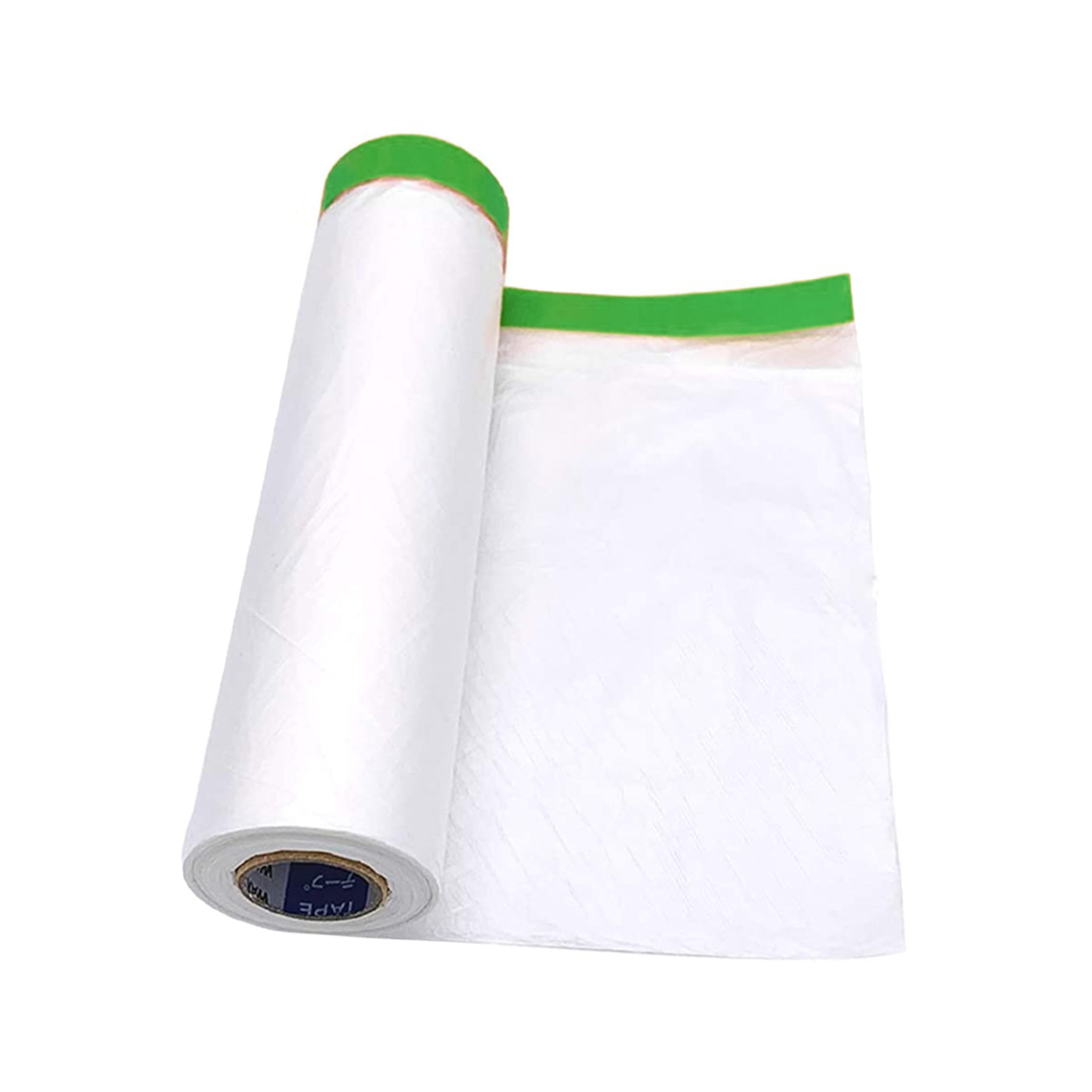 Pre-Taped Drop Film Masking Tape, Adhesive Plastic Sheet 550mm x 20m ...