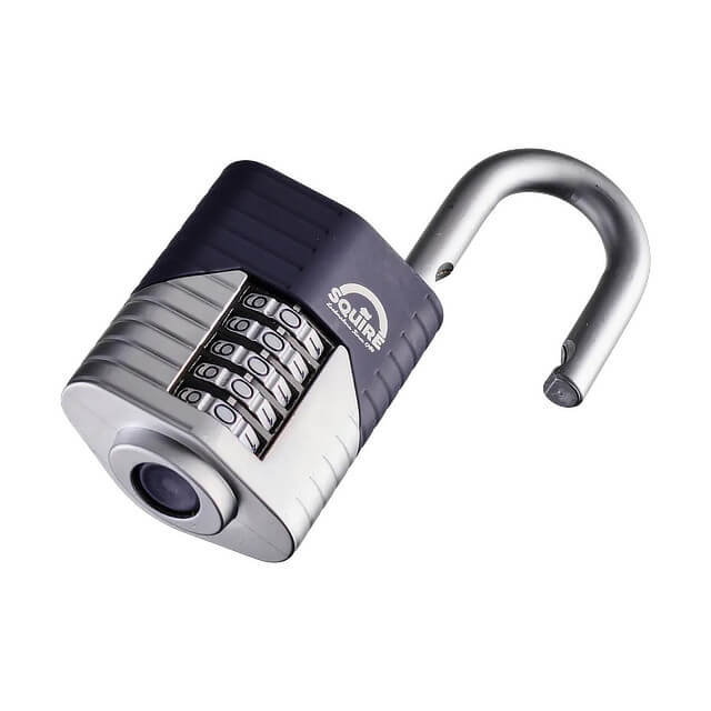 Squire Vulcan 60mm Boron Shackle Combination Padlock | Loxta Hardware