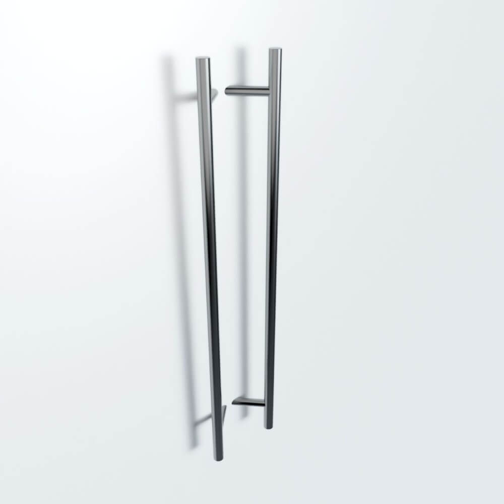 XV45014 Offset Round Guardsman Entrance Pull Handle - Marine Grade | Loxta