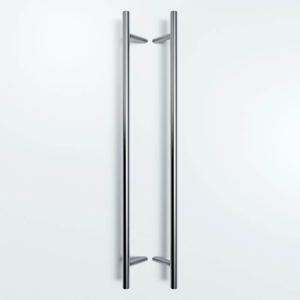 XV45014 Offset Round Guardsman Entrance Pull Handle - Marine Grade | Loxta